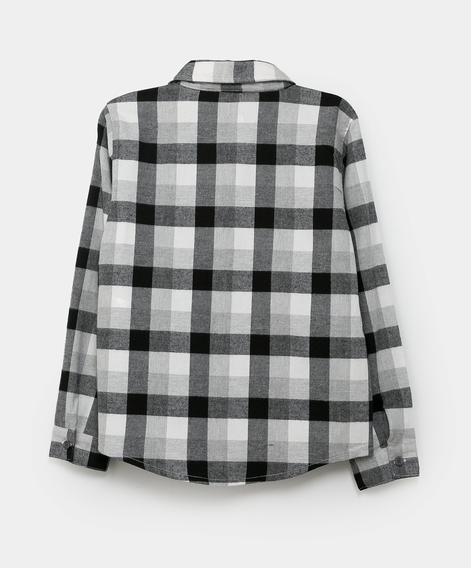 Camisa leñadora para niño color negro– POLITO