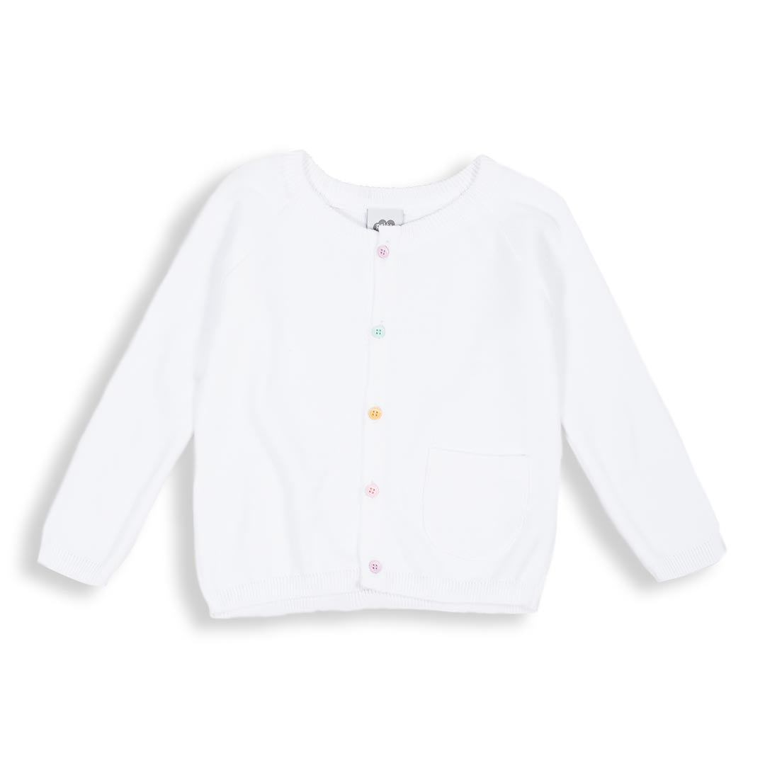 Buso Tejido Para Bebe Niña Color Blanco– POLITO